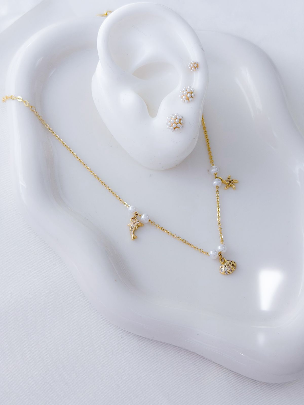 Topo y Collar Benedito – Cornalina